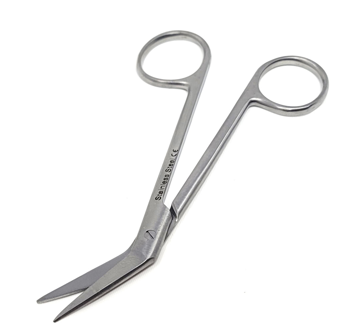 IRIS Dissecting Scissors 4", Angled, Stainless Steel – HIGH TECH ...