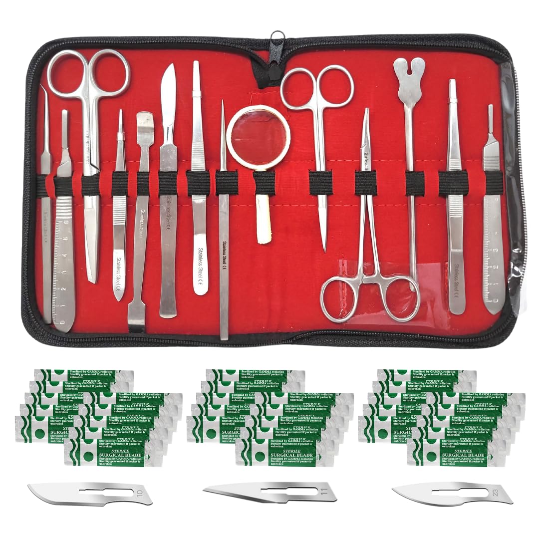 45 Pcs Advanced Biology Lab Anatomy Medical Student Dissecting Kit ...